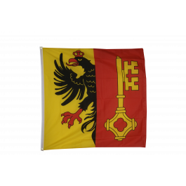 Flagge Schweiz Kanton Genf - 90 x 90 cm - flaggenfritze.de